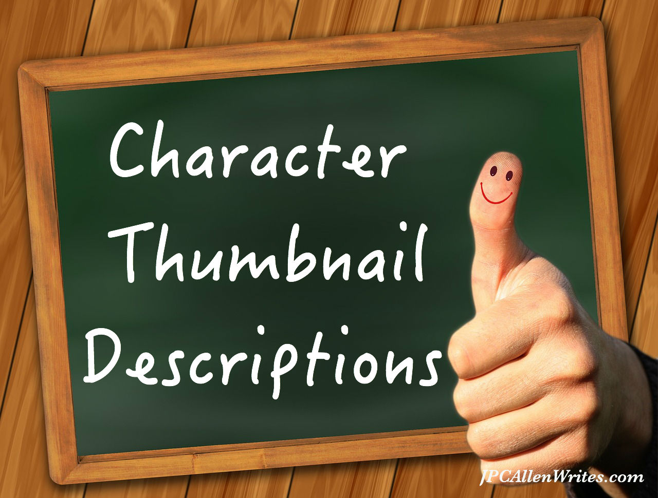 Writing Tip -- Character Thumbnail Descriptions — JPC Allen Writes